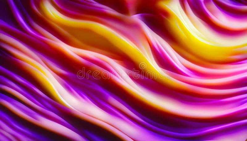 Wave Fluid Abstract Background. Swirl Flow Liquid Lines. Gel Texture ...