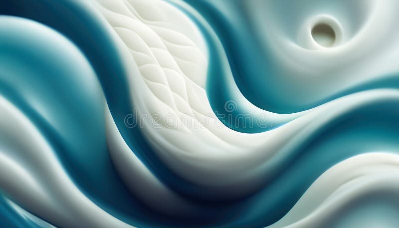 Wave Fluid Abstract Background. Swirl Flow Liquid Lines. Gel Texture ...