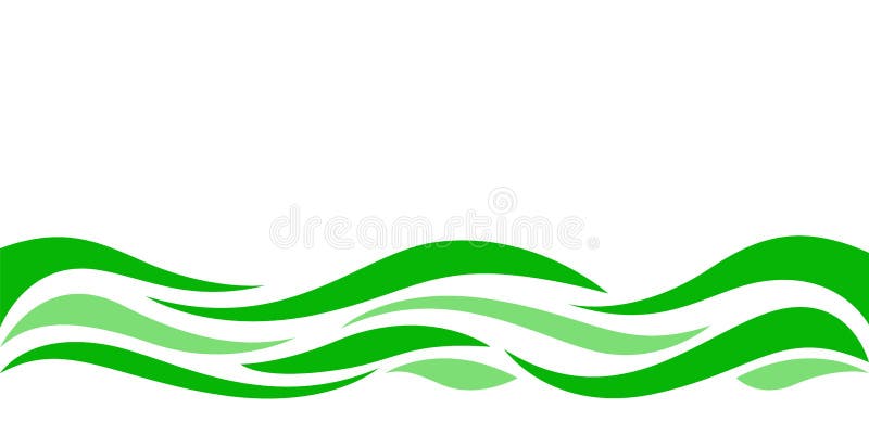 Wave Form Graphic Green Color, Water Waves Green for Background, Water ...