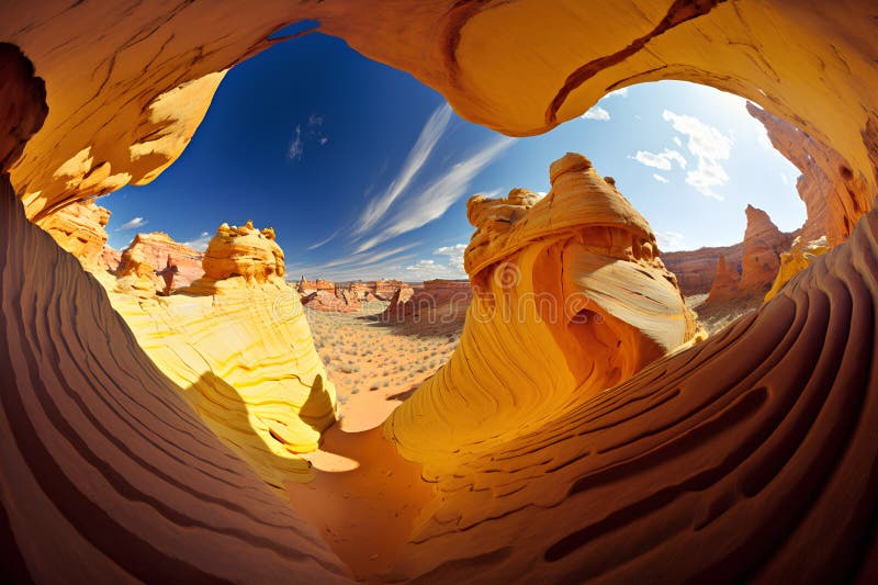 The Wave Formations in Valley of Fire State Park, Nevada, USA Stock ...