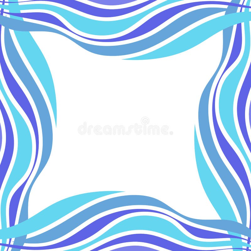 Wave Frame/Border stock vector. Illustration of stripes - 65674355
