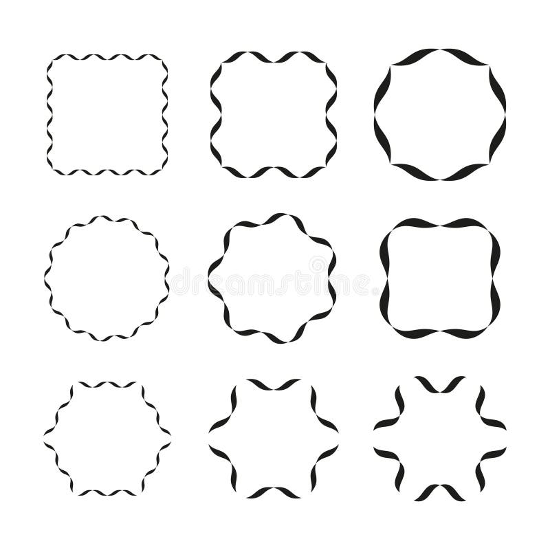 Circular Wave Border Stock Illustrations – 4,896 Circular Wave Border ...
