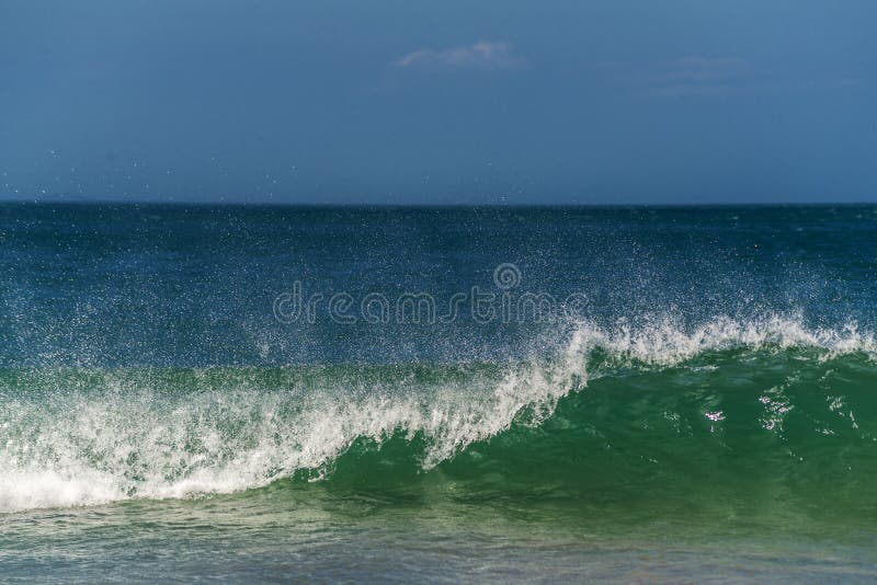 Wave front view splashing stock photo. Image of ocean - 83570280