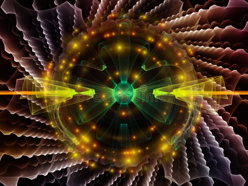 Unfolding of Radial Oscillation Stock Illustration - Illustration of ...