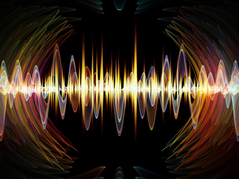 Layers of Oscillation stock illustration. Illustration of motion ...