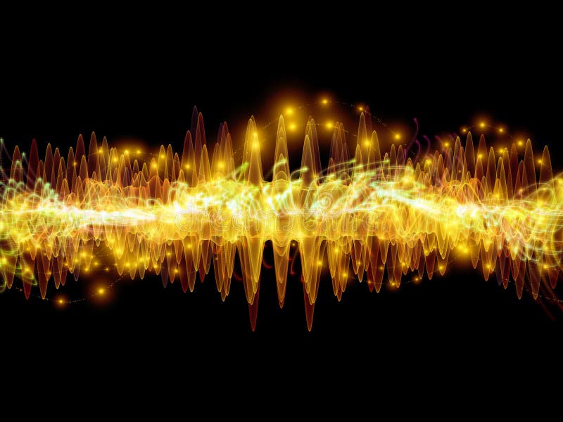 Petals of Oscillation stock illustration. Illustration of radiance ...