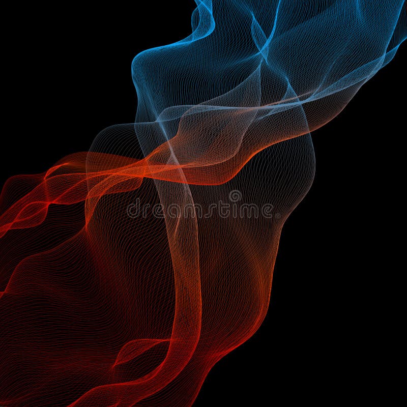 Wave futuristic structure stock vector. Illustration of technics ...