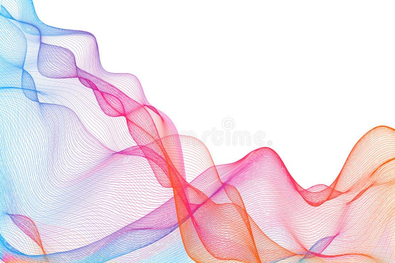 Wave futuristic structure stock vector. Illustration of futuristic ...
