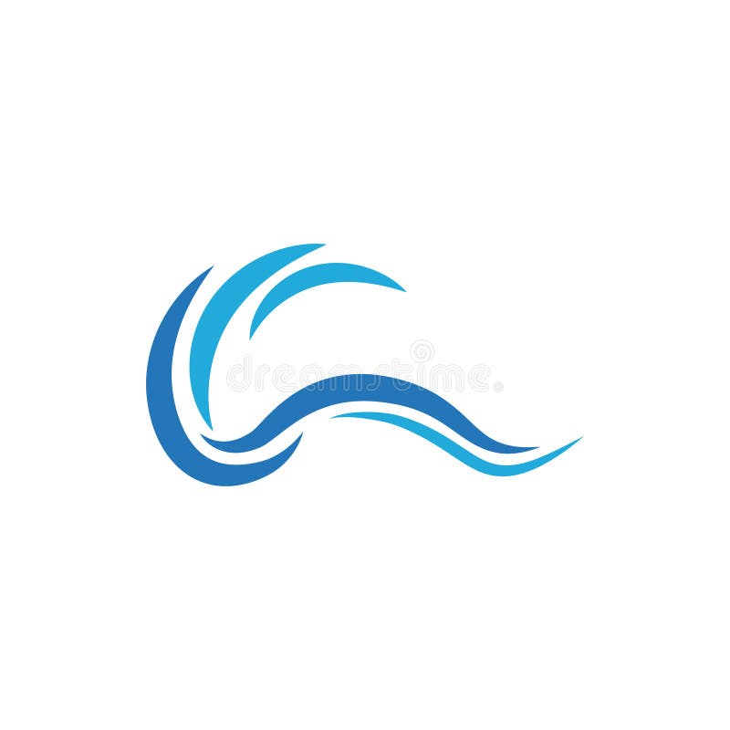 Wave Graphic Design Template Vector Isolated Illustration Stock Vector ...