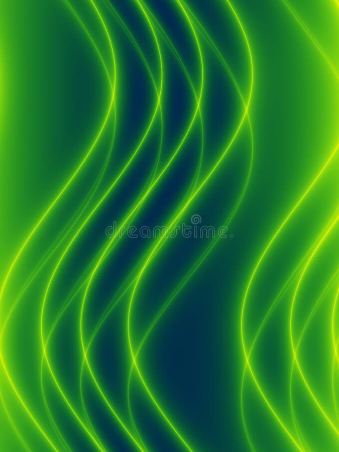 Wave Green Abstract Wave Vertical Pattern Stock Illustration ...