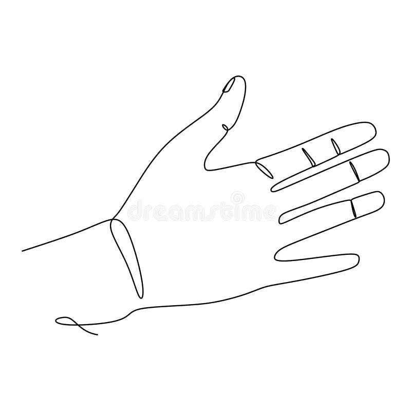 Wave Hand Gesture Single Line Drawing. Sign and Symbol of Hand Gestures ... Wave Hand Gesture Single Line Drawing. Sign and Symbol of Hand Gestures ...