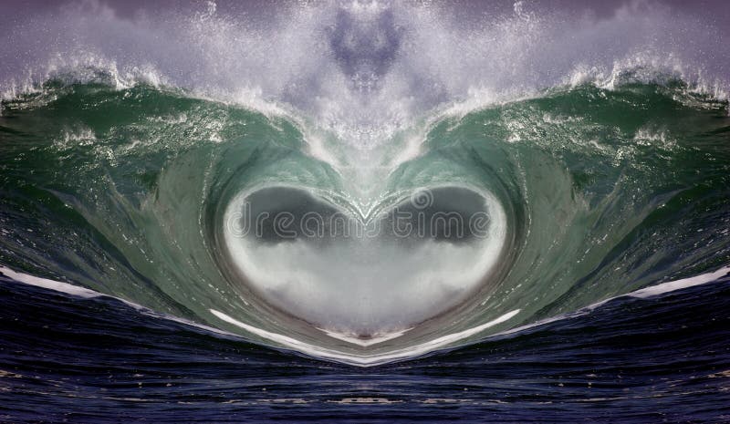 Wave Heart 1 Royalty Free Stock Photos - Image: 4043668