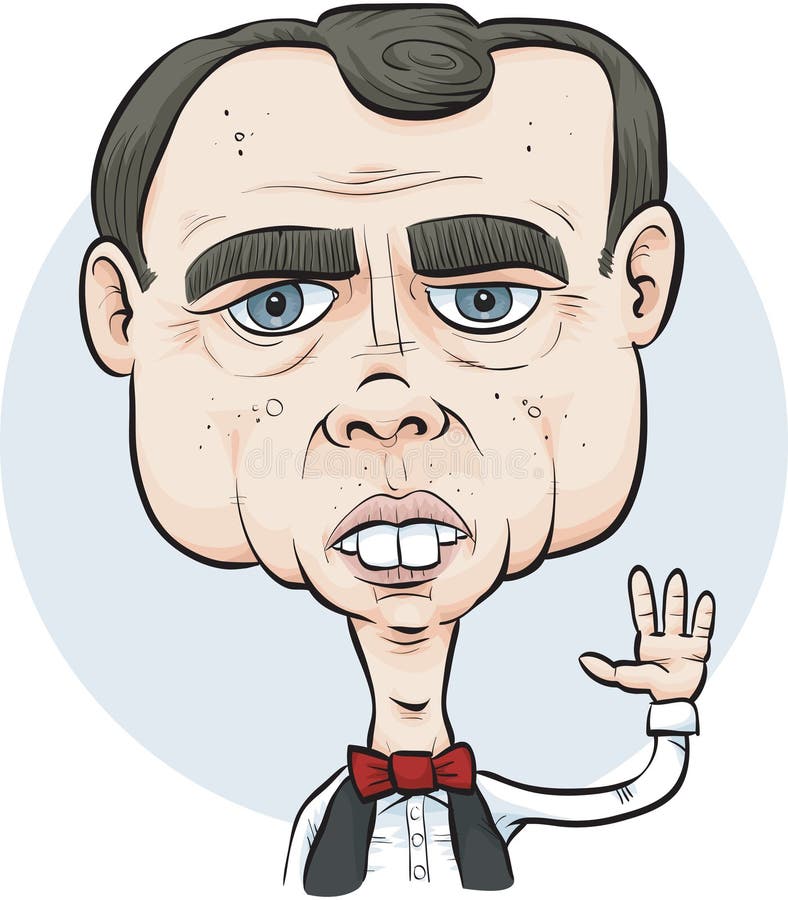 Wave Hello stock illustration. Illustration of portrait - 42073050