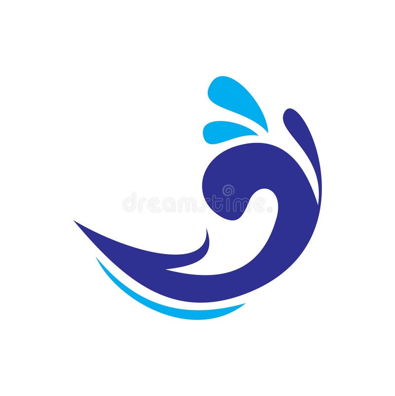 Wave Icon on Background for Graphic and Web Design. Simple Vector Sign ...