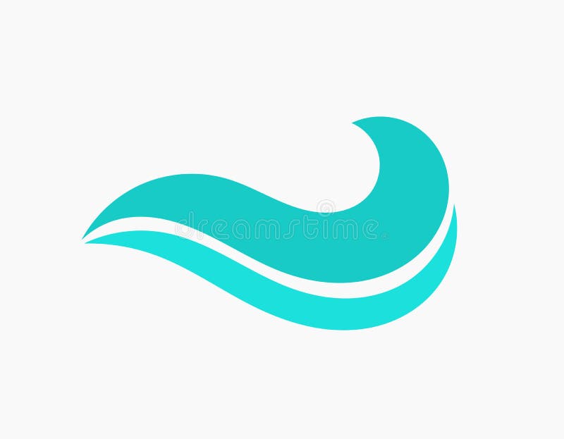 Wave icon design element stock vector. Illustration of element - 189144338