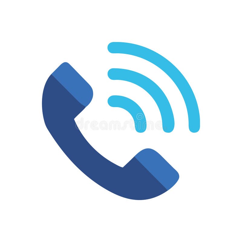 Wave Icon for Phone Calls stock vector. Illustration of service - 353378619