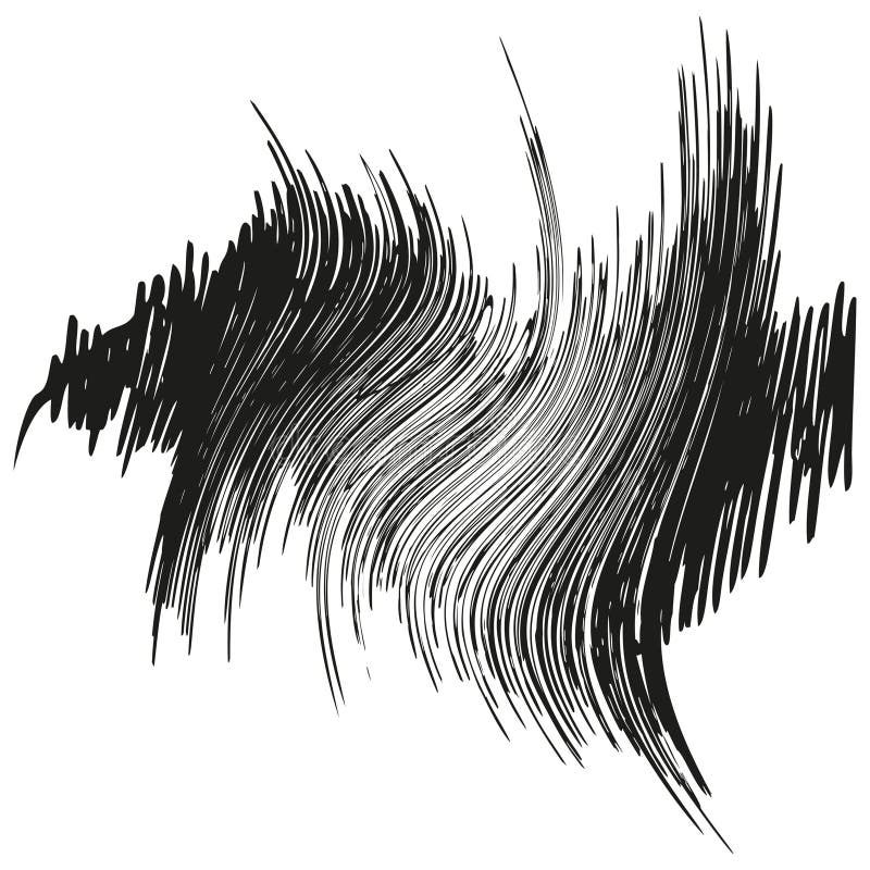 Wave Icon. Scribble Line Symbol. Hand Drawn Illustration. Vector Curve ...