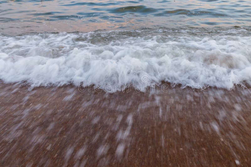 Wave Impact Rocks on the Beach Stock Photo - Image of peaceful, scenery ...