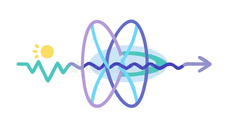 Wave Interference Physic stock vector. Illustration of education ...