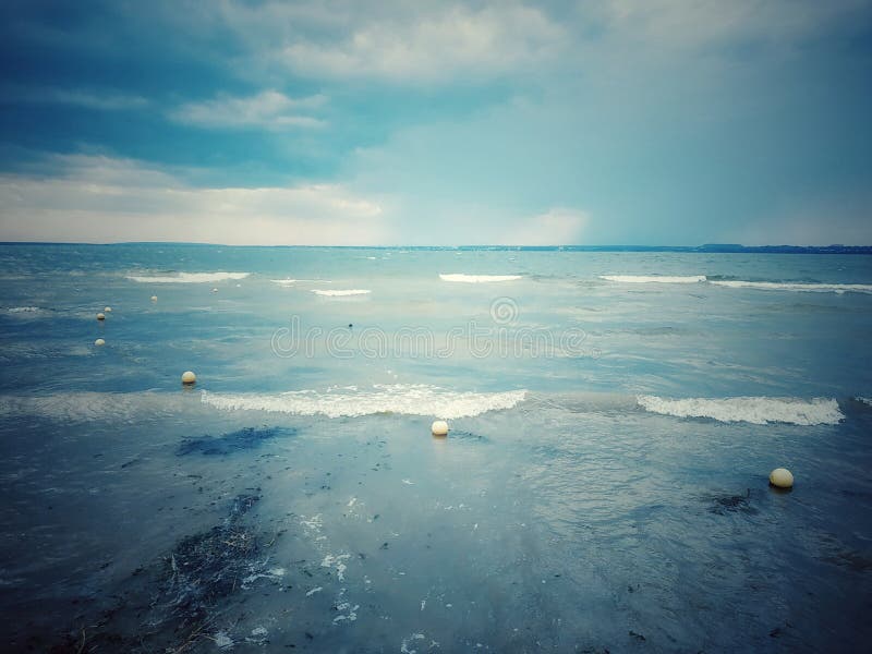 Wave on the lake stock image. Image of leisure, ocean - 182331149