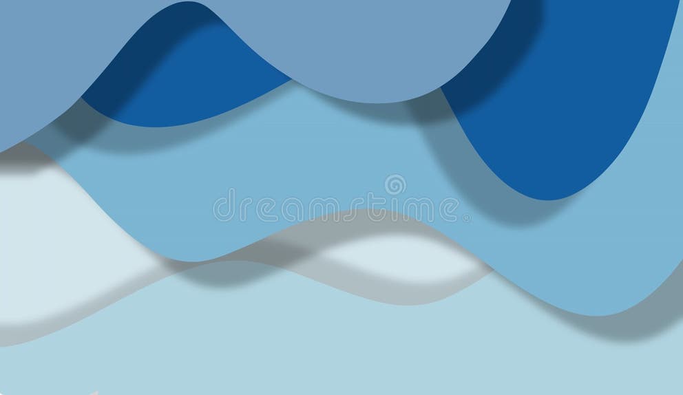 Wave Layer Digital Artwork Abstract. Cozy Pattern Illustrations ...