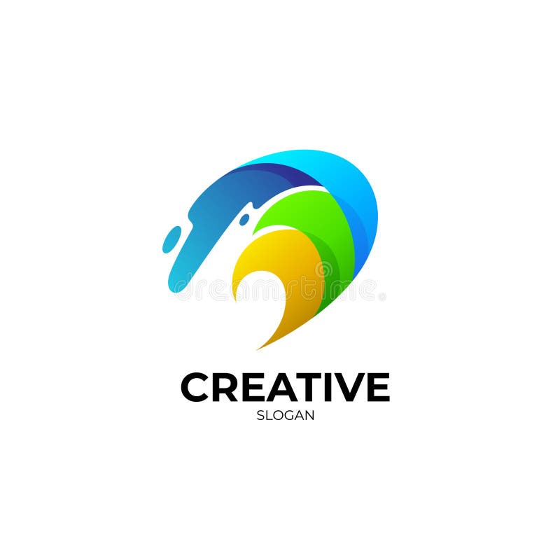 Wave Letter D Logo, Sea Icon, Drop Symbol and Water Design Stock Vector ...