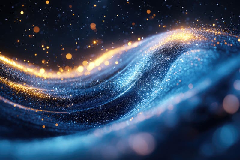 Wave of Light, stock image. Image of generated, brightness - 380193787