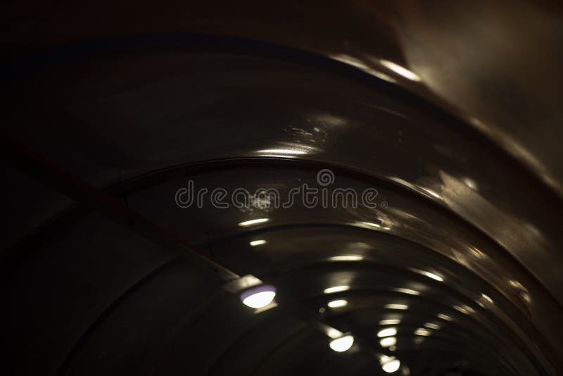 Wave of Light on Surface. Lights on Dome Stock Image - Image of idyllic ...