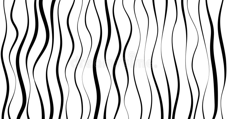 Wave Line Black White Background Stock Vector - Illustration of ...