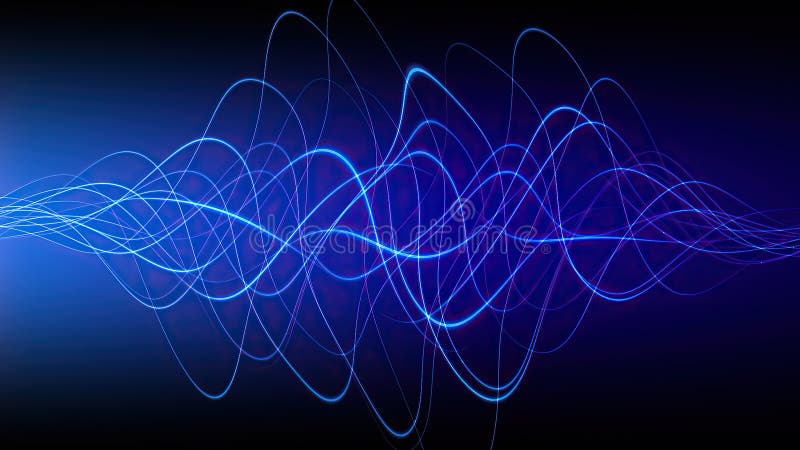 Wave Line Flowing Rainbow Color Stock Illustration - Illustration of ...