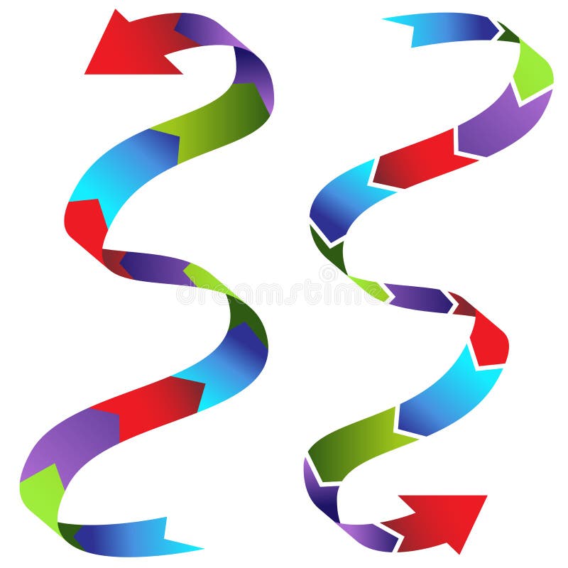 Wave Line Graph Process Chart Stock Vector - Illustration of ...