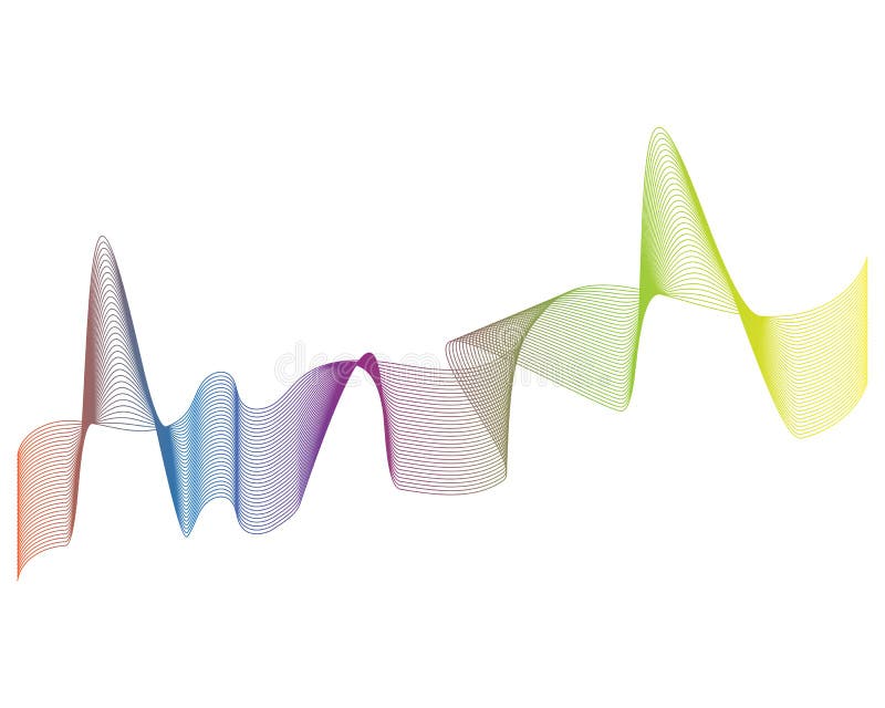 Wave Line Illustration Vectors Stock Vector - Illustration of ...