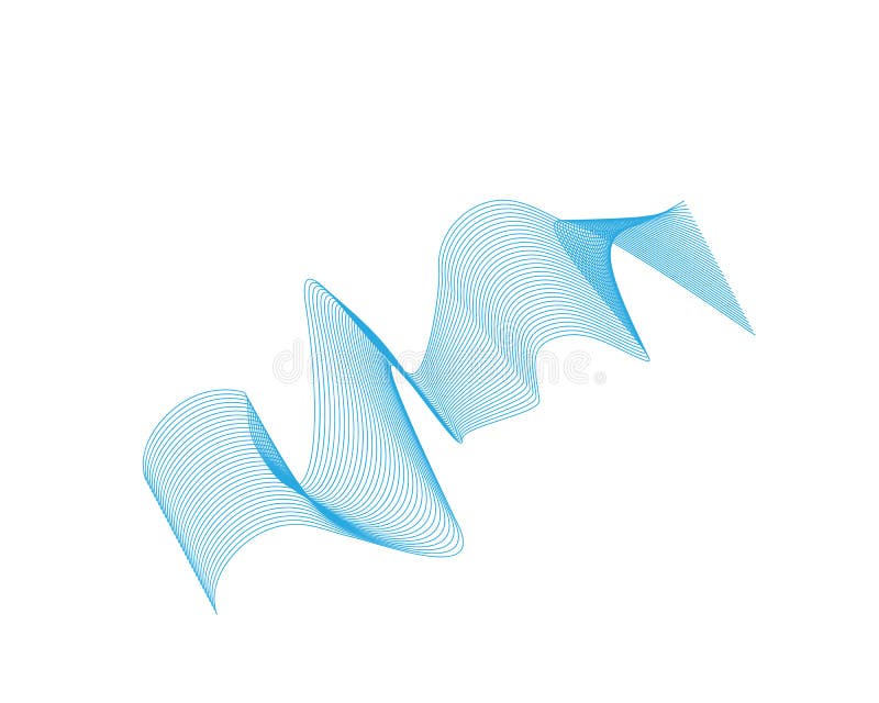 Wave Line Illustration Vectors Stock Vector - Illustration of motion ...