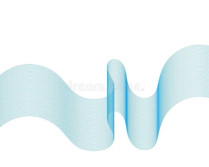Wave Line Illustration Vectors Stock Vector - Illustration of wave ...