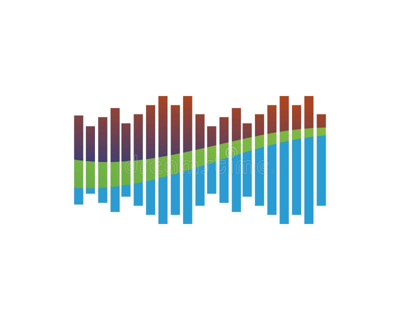 Vector Icon of Musical Equalizer. a Musical Sound Wave.Vector White ...