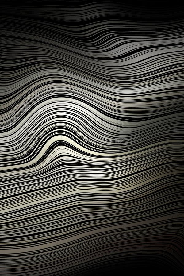 Wave Line Pattern Cover Background, Graphic Ripple Stock Illustration ...