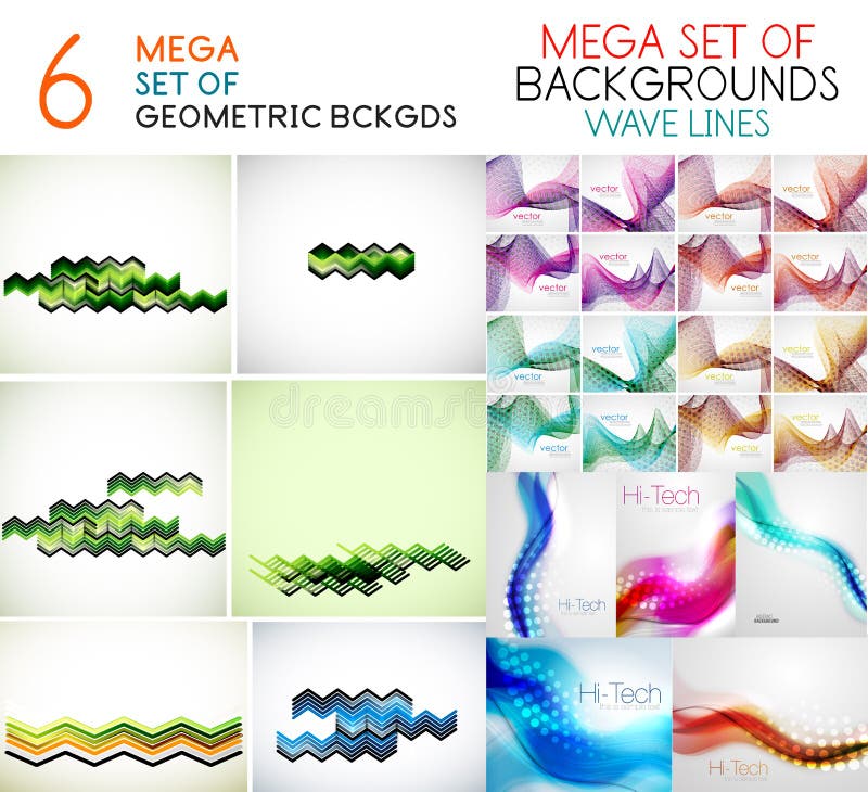 Wave line poster design stock vector. Illustration of graphic - 99662568