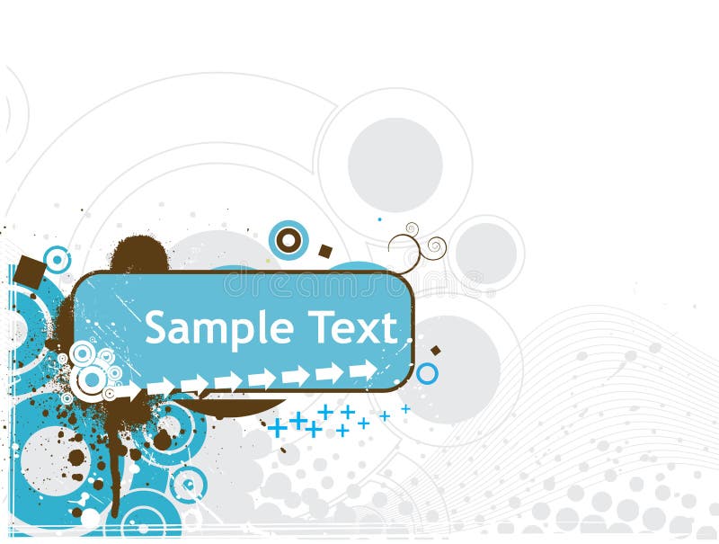 Sample Text Vector Illustration Isolated on White Stock Vector ...