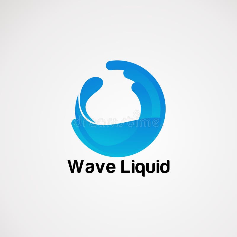 Liquid Box Logo Vector with Colorful Concept Icon, Element, and ...