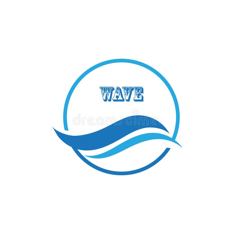 Wave Logo Vector Template Symbol Design Stock Vector - Illustration of ...