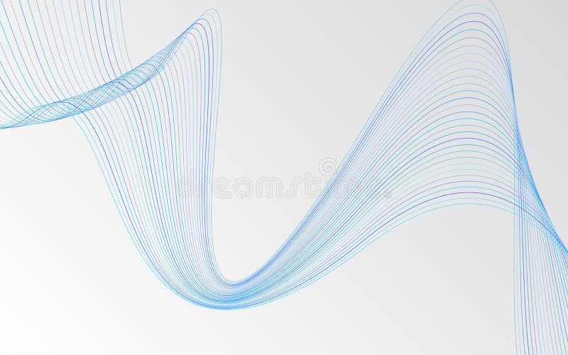 Wave of the Many Colored Lines. Abstract Wavy Stripes Background ...