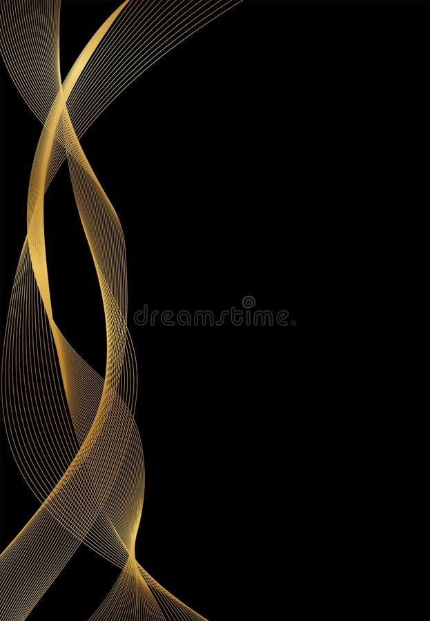 Black And Gold Lines