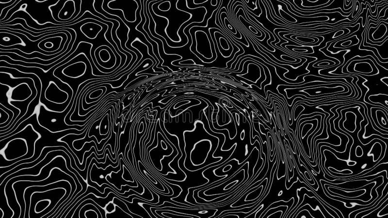 Wave Material Movement Background, Seamless Loop, with Lines Circles ...