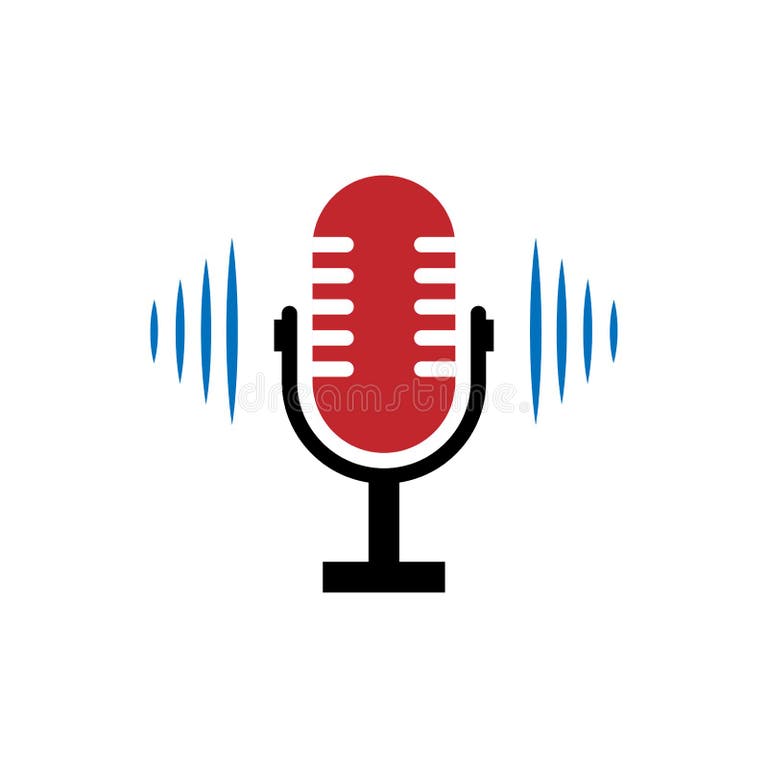 Wave Microphone Icon. Phone Icon Set. Player Concept Button. Vector ...