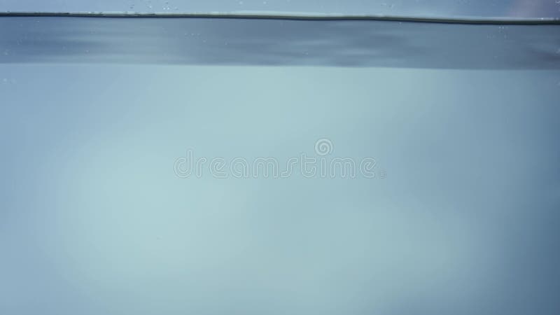 Wave Motion of Smooth Water Surface. Freshness of a Clear Blue Liquid ...