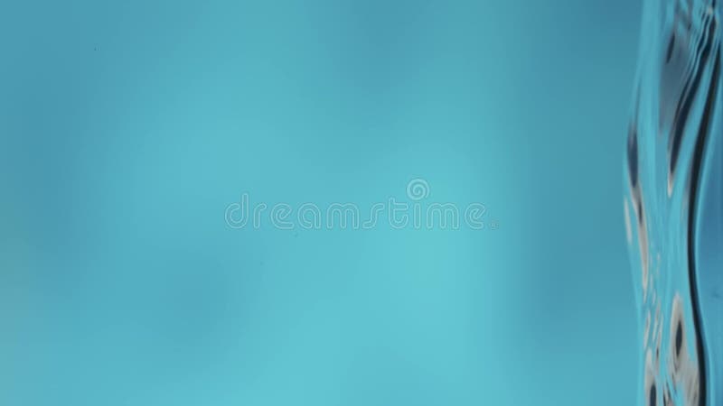 Wave Motion of Smooth Water Surface. Freshness of a Clear Blue Liquid ...