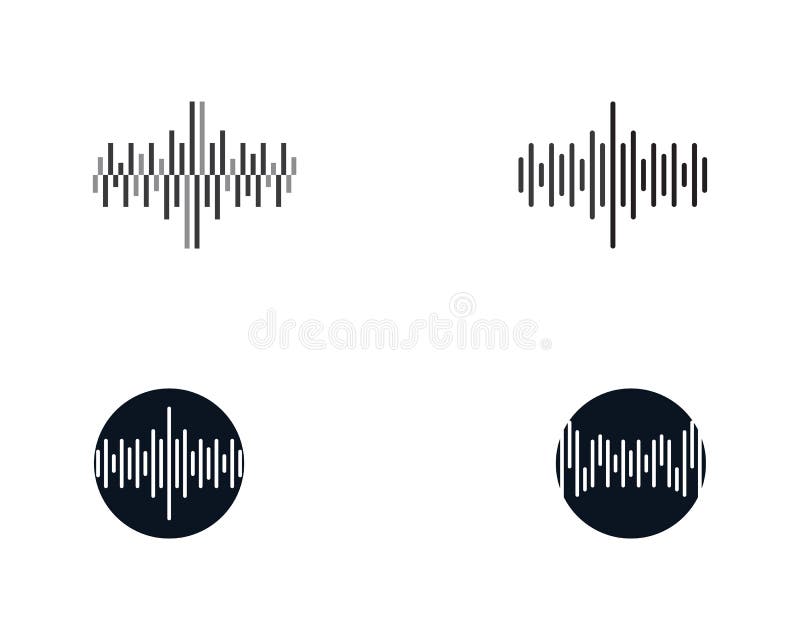 Wave Music Logo and Symbols Stock Vector - Illustration of impact ...