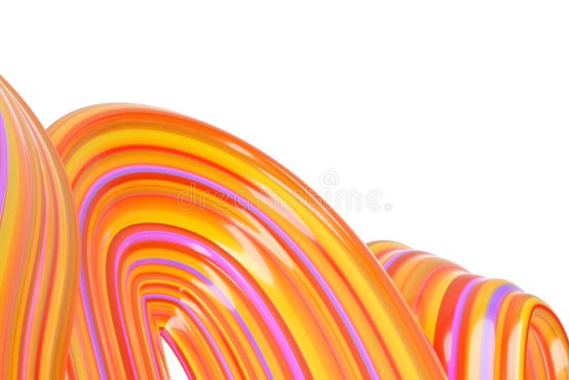Wave of Orange and Red Candy Stock Illustration - Illustration of ...