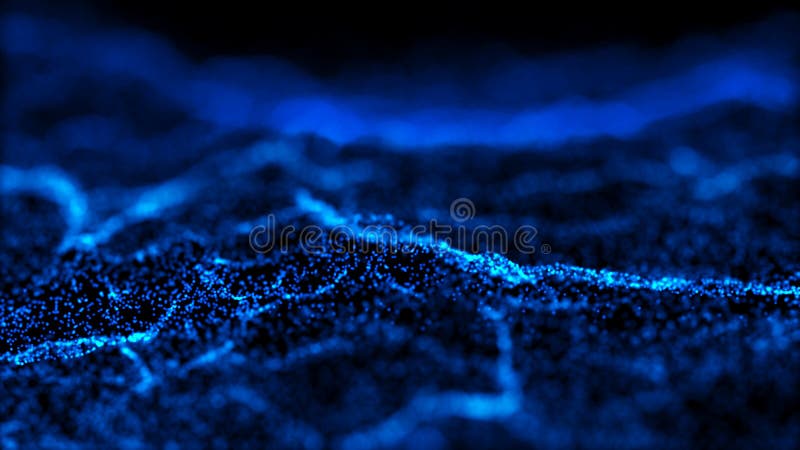 Wave of Particles. Abstract Particle. Data Visualization. Abstract ...