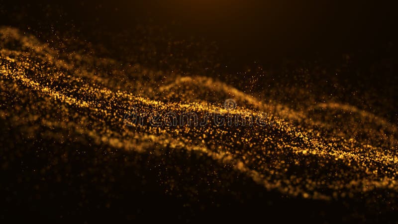 Wave of Particles. Abstract Particle. Data Visualization. Abstract ...